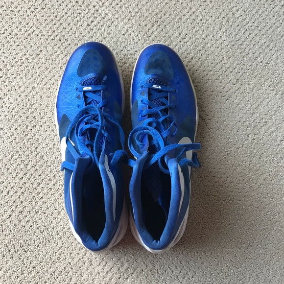 Nike | Shoes | Royal Blue Nike Mens Flywire Hyperdunks | Poshmark